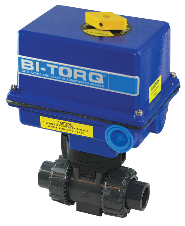 IC-3PS (3-Piece) Electric Actuated PVC Ball Valves | Strahman Group